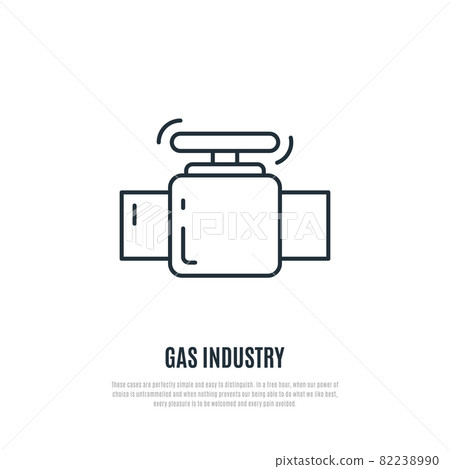 Gas Valve Icon. Gas Industry sign. - Stock Illustration [82238990] - PIXTA