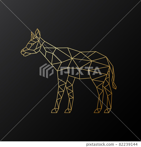 Vector geometric Okapi illustration. - Stock Illustration [82239144] - PIXTA