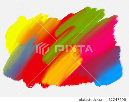 Colorful pattern painted with acrylic paint - Stock Illustration ...