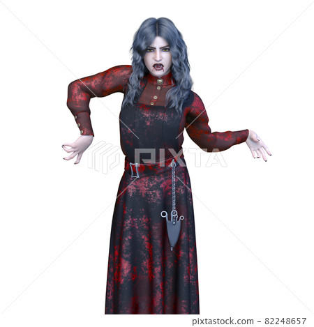 Horror make-up ladies - Stock Illustration [82248657] - PIXTA