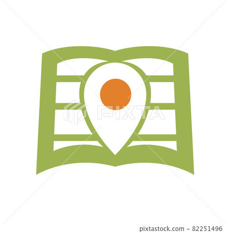Map location logo design illustration vector... - Stock Illustration ...