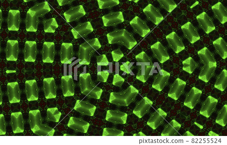 circle background, bright green mandlala of...-插圖素材 [82255524] - PIXTA圖庫