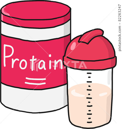 Protein in a container - Stock Illustration [82263247] - PIXTA