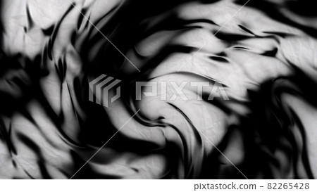 Monochrome background like wavy ink - Stock Illustration [82265428] - PIXTA