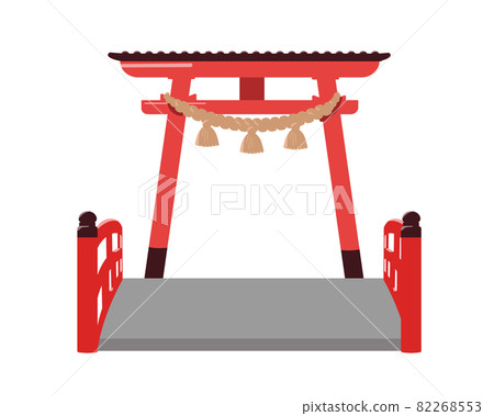 Myojin Torii Bridge - Stock Illustration [82268553] - PIXTA