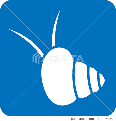 Jumbo snail pictogram - Stock Illustration [82286060] - PIXTA