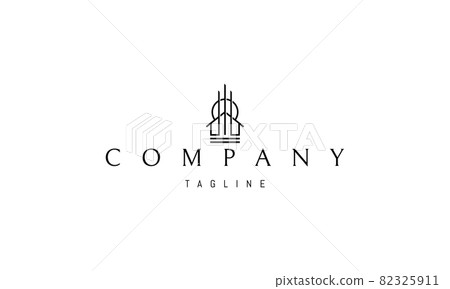 Vector logo on which an abstract image of a... - Stock Illustration ...