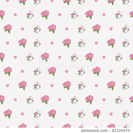 Alberta rose illustration seamless pattern... - Stock Illustration ...
