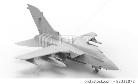 Military fighter aircraft. Three-dimensional... - Stock Illustration ...