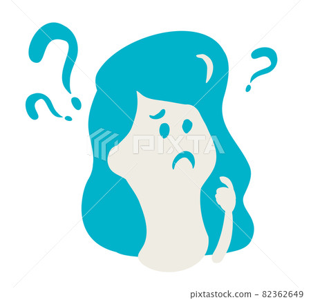 Illustration of a woman in need - Stock Illustration [82362649] - PIXTA