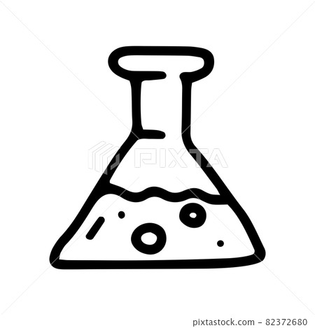 labware line vector doodle simple icon design - Stock Illustration ...