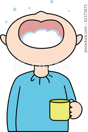 Illustration of a boy gargle - Stock Illustration [82373873] - PIXTA