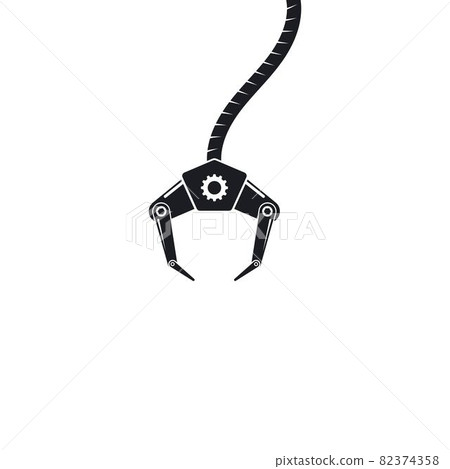 claw toy machine icon vector illustration... - Stock Illustration ...