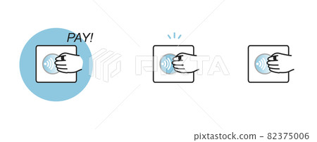 Image of payment with smart ring - Stock Illustration [82375006] - PIXTA