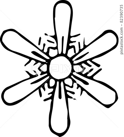 Crystal of snow - Stock Illustration [82390735] - PIXTA