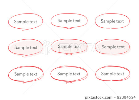 Hand-painted circle, circle, point, heading,... - Stock Illustration ...