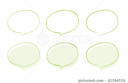 Hand-painted circle, circle, point, heading,... - Stock Illustration ...