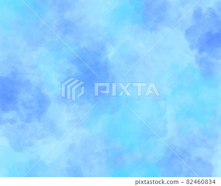 Blue abstract watercolor bleed background - Stock Illustration ...