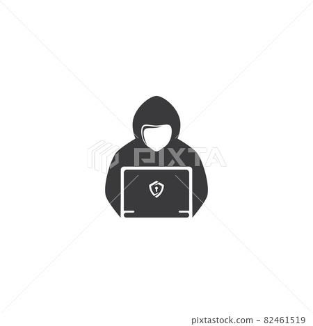 Anonymous hacker character - Stock Illustration [82461519] - PIXTA