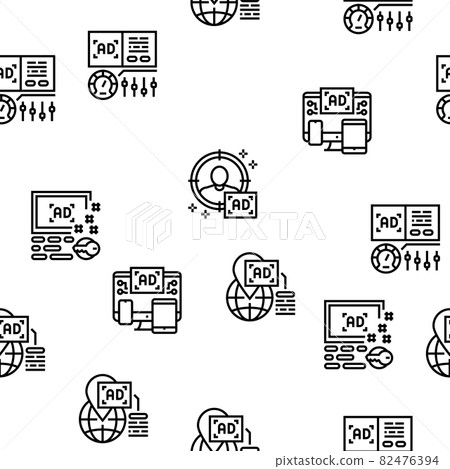 Programmatic Advertising Service Vector... - Stock Illustration ...