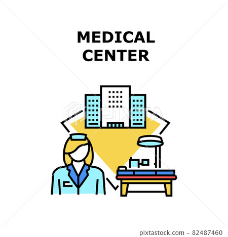 Medical Center Vector Concept Color Illustration - Stock Illustration [82487460] - PIXTA