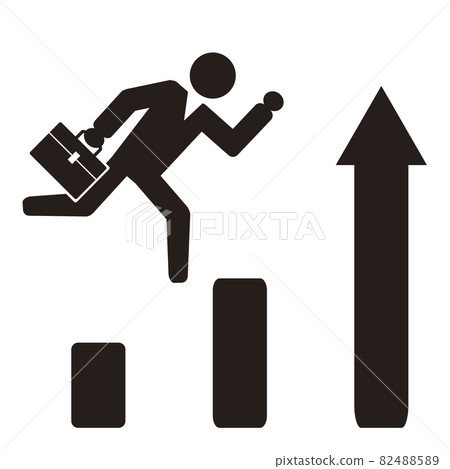 Sales UP image. Illustration of business scene.... - Stock Illustration ...