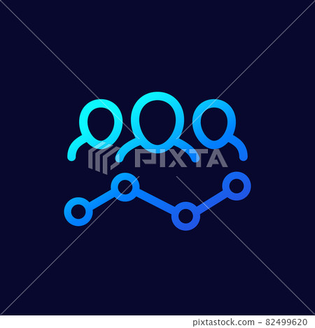 team performance icon for web - Stock Illustration [82499620] - PIXTA