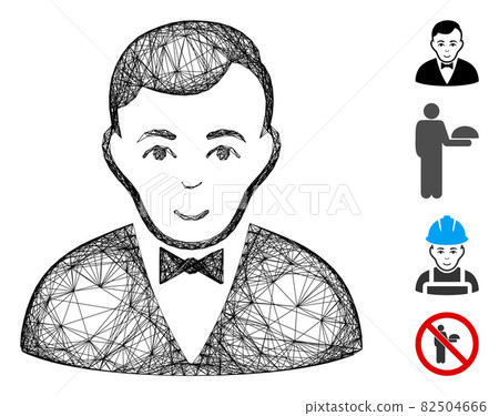 Network Dealer Vector Mesh - Stock Illustration [82504666] - PIXTA