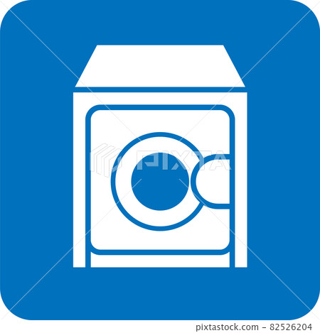 Clothes dryer pictogram - Stock Illustration [82526204] - PIXTA
