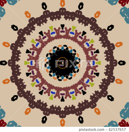 Geometric color pattern 44 - Stock Illustration [82537657] - PIXTA