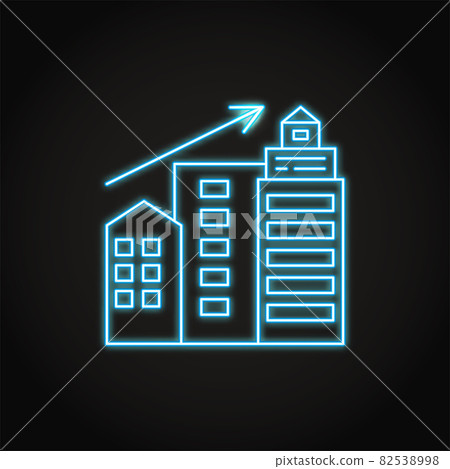 Neon urban proliferation icon in line style - Stock Illustration ...