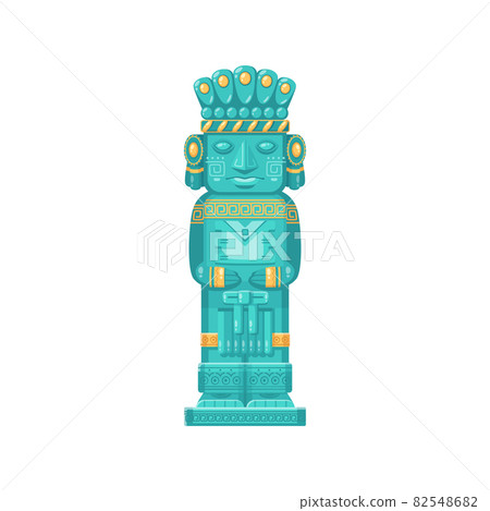 Maya Totem Illustration - Stock Illustration [82548682] - PIXTA