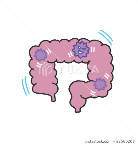 Illustration of a bad intestine - Stock Illustration [82560208] - PIXTA