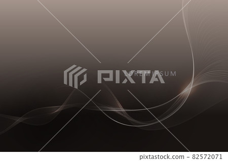 Brown illustration, abstract light minimal wave... - Stock Illustration ...