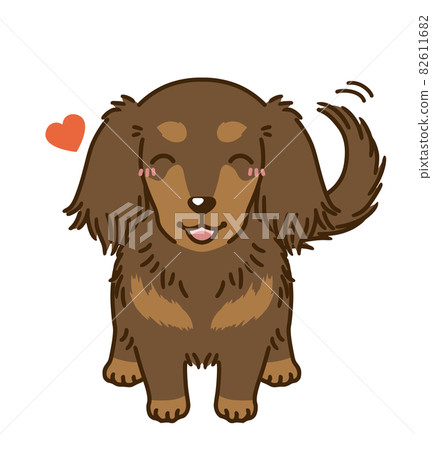 Natsuki Dachshund (Chocotan) - Stock Illustration [82611682] - PIXTA