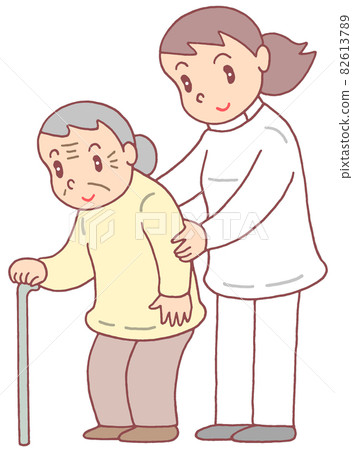 Walking aid - Stock Illustration [82613789] - PIXTA