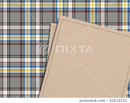 Tartan plaid frame - Stock Illustration [82619353] - PIXTA