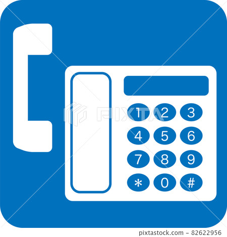 Phone pictogram - Stock Illustration [82622956] - PIXTA
