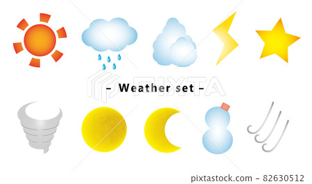 Simple weather illustration - Stock Illustration [82630512] - PIXTA