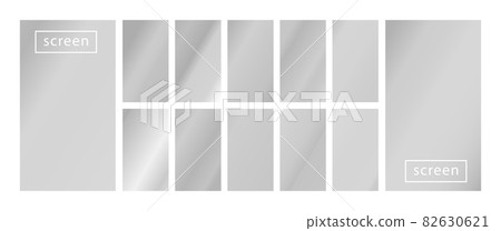 Mobile screen lock display collection of trendy... - Stock Illustration ...