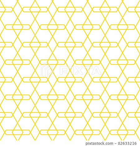 Seamless geometric gold color pattern. ... - Stock Illustration ...