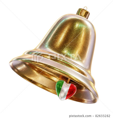 Realistic 3D illustration of the fancy golden... - Stock Illustration ...