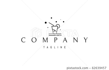 Vector logo on which an abstract image of a... - Stock Illustration ...