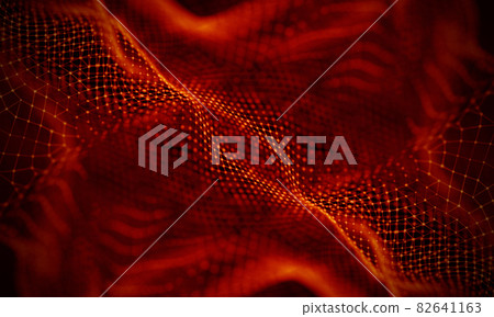 Abstract Red Geometrical Background .... - Stock Illustration [82641163 ...