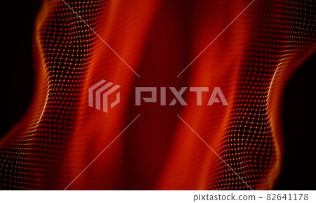 Abstract Red Geometrical Background .... - Stock Illustration [82641178 ...