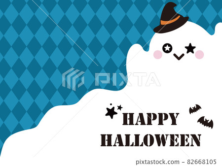 Halloween Halloween October ghost monster frame... - Stock Illustration ...