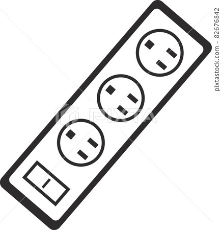 The icon of the electric power extension cord. - Stock Illustration ...