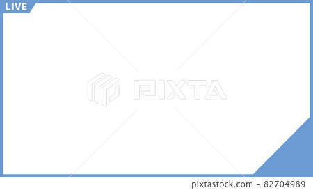 Thumbnail frame [Triangle lower right free... - Stock Illustration ...