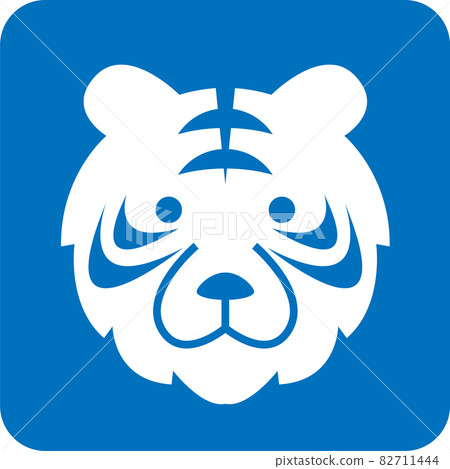 Tiger pictogram - Stock Illustration [82711444] - PIXTA
