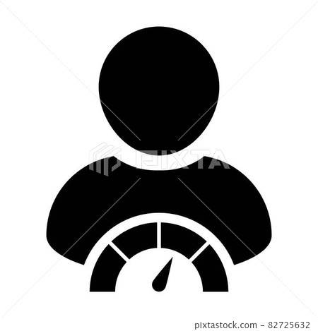 Social credit score icon scoring meter vector... - Stock Illustration ...